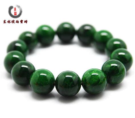 天天特价diy墨绿色纹理不透琥珀手链男女款 中东贵族蜜蜡手串琥珀蜜蜡工厂店