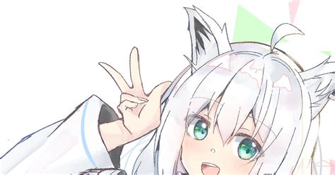 ホロライブ 白上フブキちゃん 薄氷 いとのイラスト Pixiv