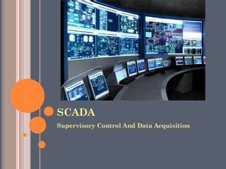 SCADA PPTX Computer Software And Applications Computing