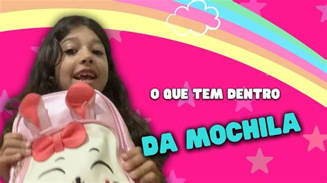 Tudo O Que Levo Na Mochila Youtube