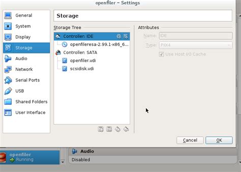 A Help Using Openfiler To Create ISCSI Targets On VirtualBox