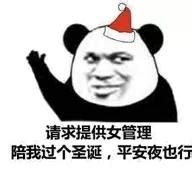 熊猫头过圣诞节表情包 12 DIY斗图表情 diydoutu
