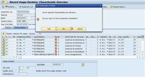 Solved Usage Decision SAP Community