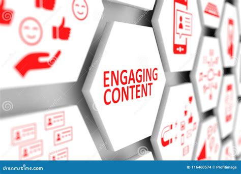 Engaging Content Concept Stock Illustration Illustration Of Social