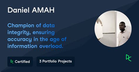 Daniel Amah Data Analyst