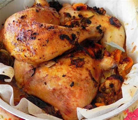 Ricette Semplici Delle Cosce Di Pollo Arrosto