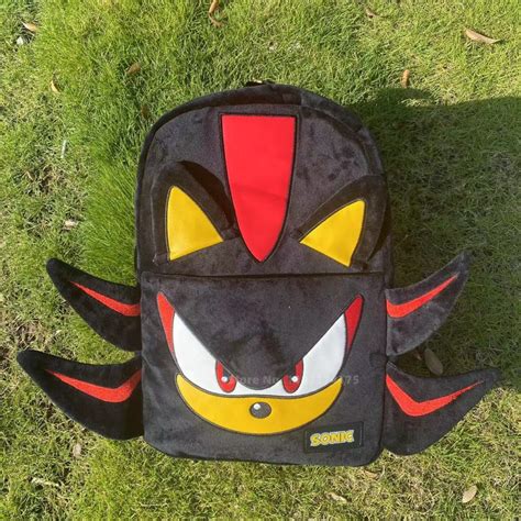 Black Sonic Plush Backpacks Juhi