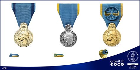 Médaille de la Jeunesse des Sports et lEngagement Associatif CROS