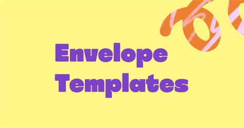 12 Custom Envelope Templates Kami
