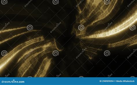 Cosmic Abstract Vortex Moving With Plasma Light Motion Luminous