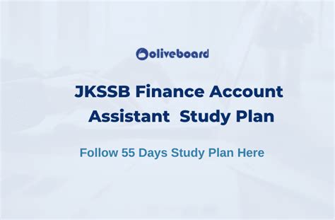 How To Crack Jkssb Finance Account Assistant In 55 Days Know Here
