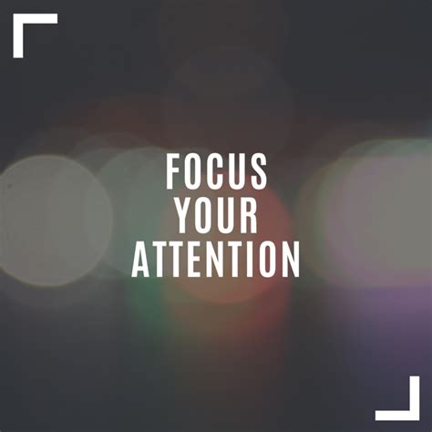Focus Your Attention — Tami Conklin