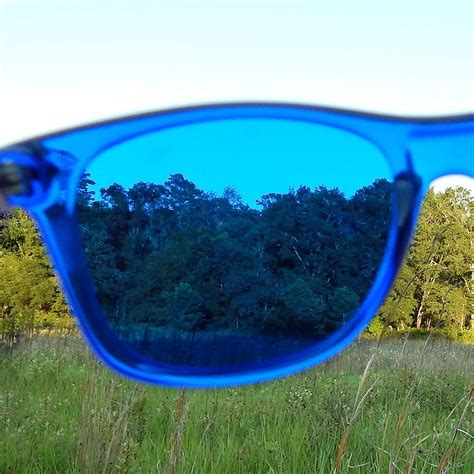 Blue Color Therapy Mood Glasses For Chakra Healing Purple Canyon