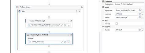 How To Pass The Multi Parameeters For Below Python Code Activities