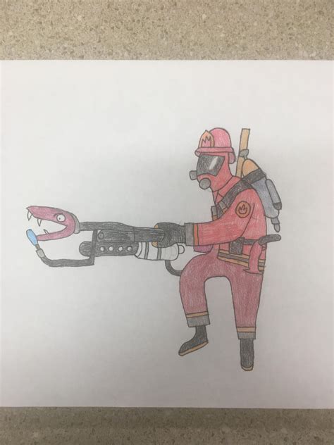 Tf2 Pyro Oc Drawing By Panditiaarts39 On Deviantart