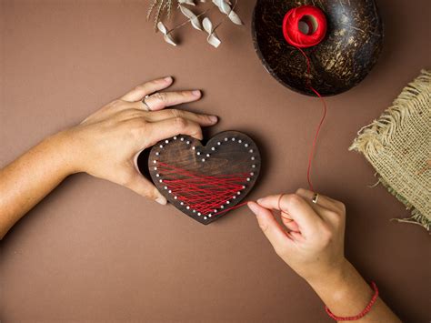Craft Your Own Heartfelt Masterpiece Diy String Art Kit Heart Shape