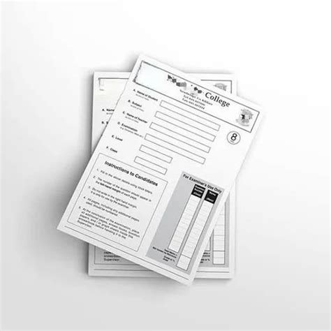 Exam Answer Booklet At ₹ 3sheet In Kolkata Id 26489677012