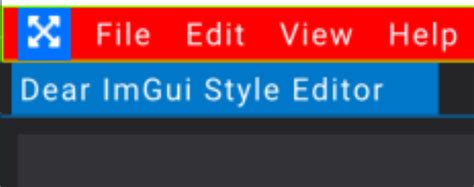 Buttons Background Overlaps Menubars Border · Issue 6767 · Ocornutimgui · Github