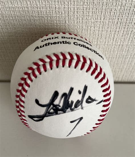 Yahooオークション 吉田 正尚 選手 直筆サインボール オリックスバ
