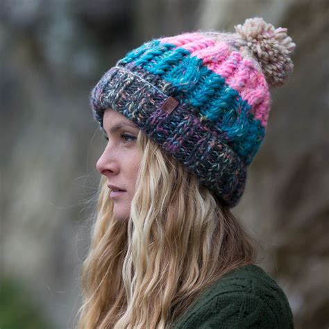 Barts Sandy Bobble Beanie Hat Knitting Accessories Bobble Hats Wooly Hats