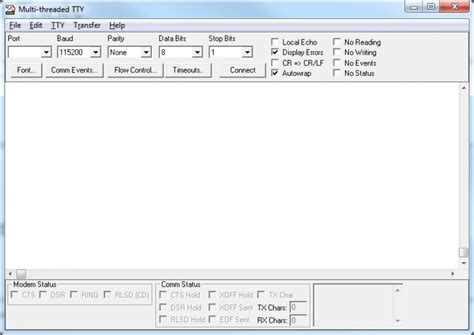Windows Rs232 Terminal