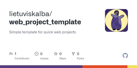 GitHub Lietuviskalba Web Project Template Simple Template For Quick Web Projects