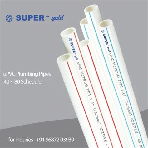 Super Gold 25mm Upvc Plumbing Pipe At ₹ 70kg In Surat Id 2849495183088