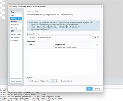 Multistate Indicator Wanted To Show Error In Text If The Value Is Out