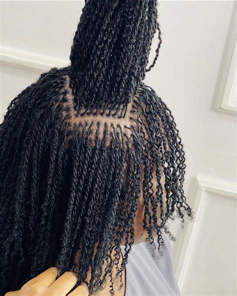Shoulder Length Love Locs For Black Women Micro Loc Hairstyles