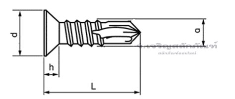 สกรูเกลียวปล่อยปลายสว่านหัวเตเปอร์แฉกชุบรุ้ง 8x1 4 1x25 4 Mm Jspstore