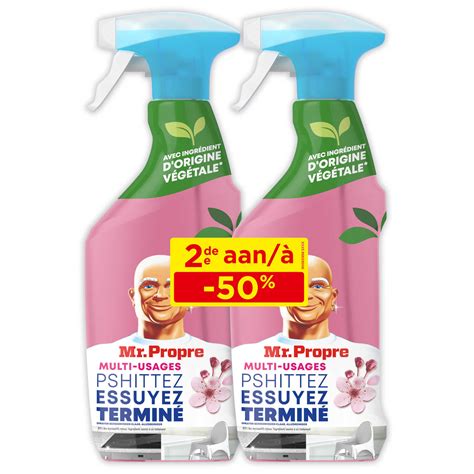 Mr Propre Spray Flash Cherblos 2ième 12 Prix 2 X 50 Cl