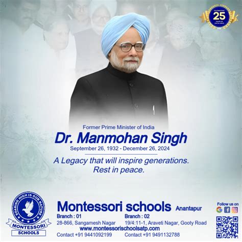 Modern And Minimal Rip Manmohan Singh Former Pm Of India Instagram Post Template Postermywall