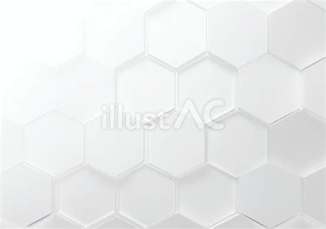 白色の六角形の幾何学模様背景イラスト No 24248330｜無料イラスト・フリー素材なら「イラストac」