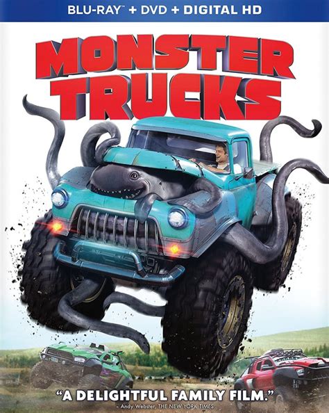 Monster Trucks Cover Hi Def Ninja Blu Ray Steelbooks Pop Culture