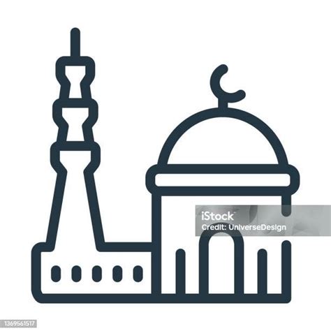 새로운 델리 얇은 라인 아이콘에 Qutb Minar 기념물 개념 고립 된 윤곽 기호에서 미나레 새로운 선형 아이콘 웹 디자인 및