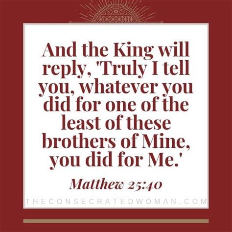Kindness And Charity The Consecrated Woman