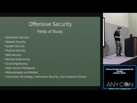 Conference Talks Talk Hold My Red Bull Undergraduate Red Teaming From Youtube Class Central