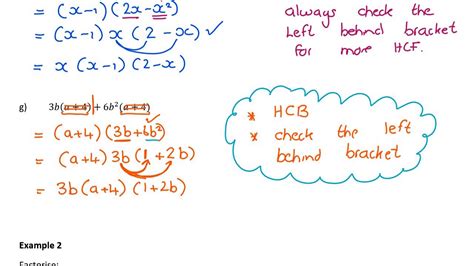 Grade 9 Algebra Ii Factorising Highest Common Bracket And Switcheroo Youtube Grade 9 Algebra Ii Factorising Highest Common Bracket And Switcheroo Youtube