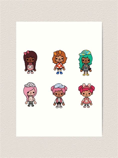 Toca Boca Toca Boca 2021 Toca Life World Art Print For Sale By
