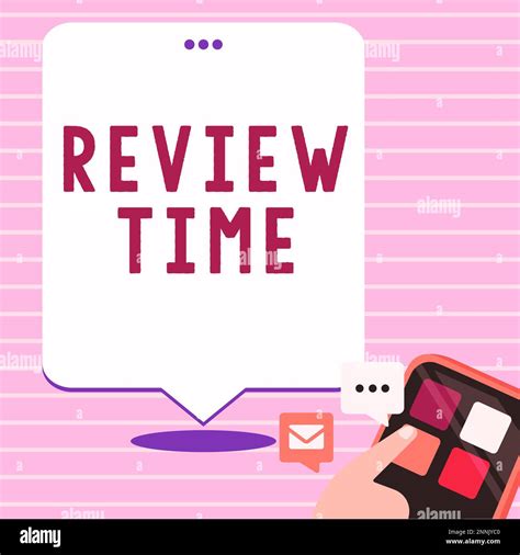 Writing Displaying Text Review Time Concept Meaning Situation Or