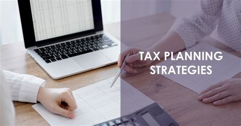 What Are Tax Planning Strategies Livewell