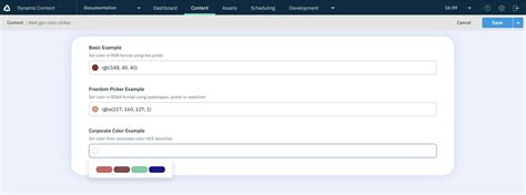 schema examples new features amplience documentation