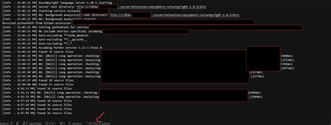 Python Pyright Extension Loading Problem Bug Reports Cursor