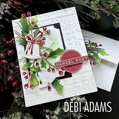 Sizzix Multi Level Texture Fades Embossing Folder Holiday Knit By Ti