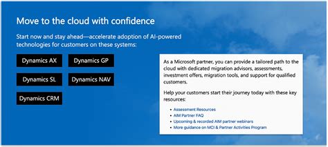 unlock the power of the cloud seamless transition from dynamics on