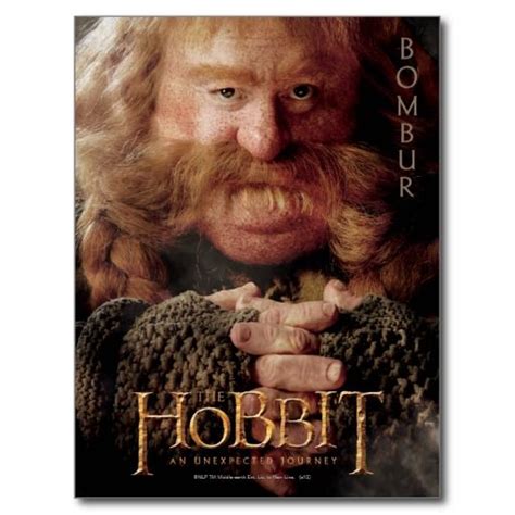 Limited Edition Bombur Post Card The Hobbit Characters The Hobbit