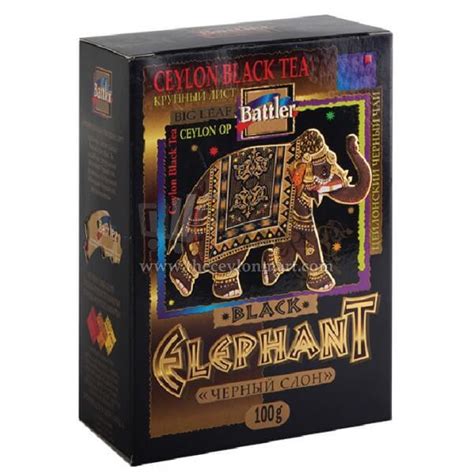 Battler Black Elephant Loose Leaf Tea 100g Carton Box | Best Tea Shop