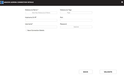 Connect To Amazon Aurora Database · Ideata Analytics