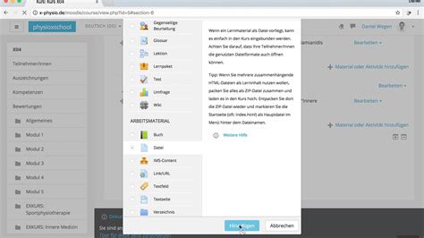 Moodle Hochladen Von Dateien YouTube