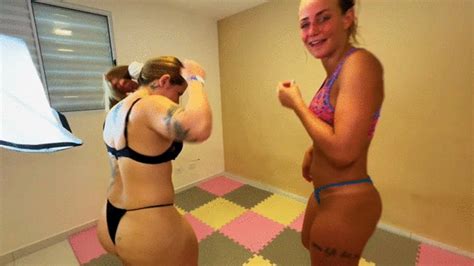 Battle Girl Sexys Portuguesa X Brasilian Two Part Gender Battle BJJ Bad Girl And Xena